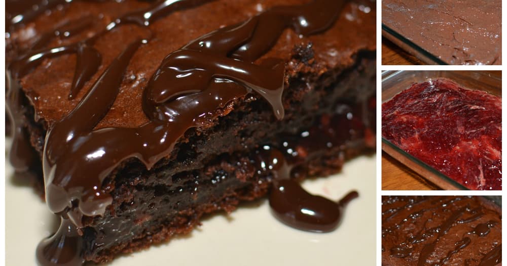 Chocolate Raspberry Dump Cake | Punchfork