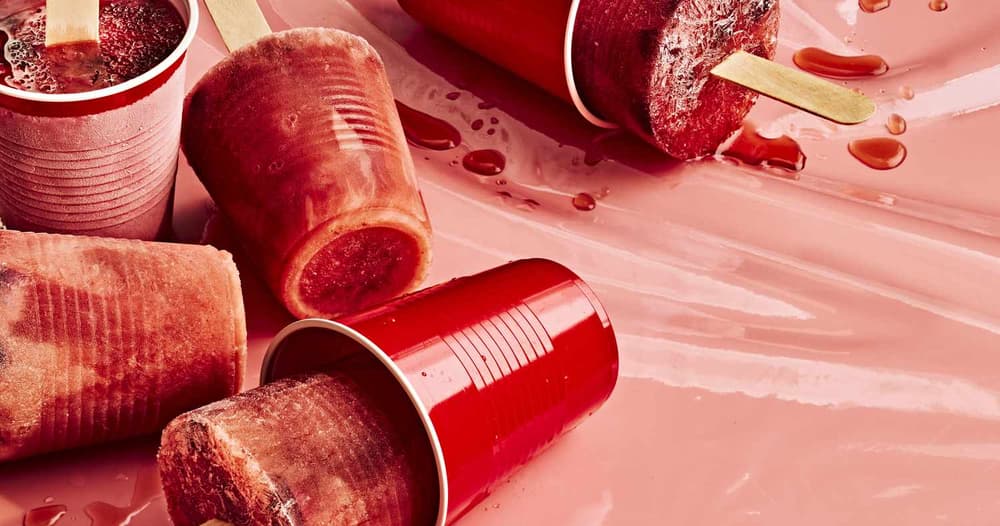 Cherry-Lime Ice Pops | Punchfork
