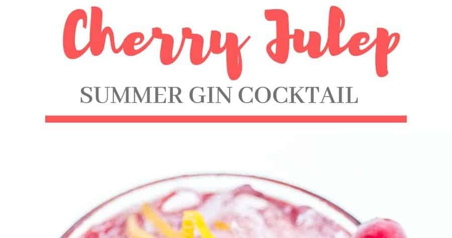 Cherry Julep Cocktail | Punchfork