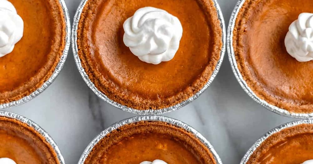 Mini Pumpkin Pies | Punchfork