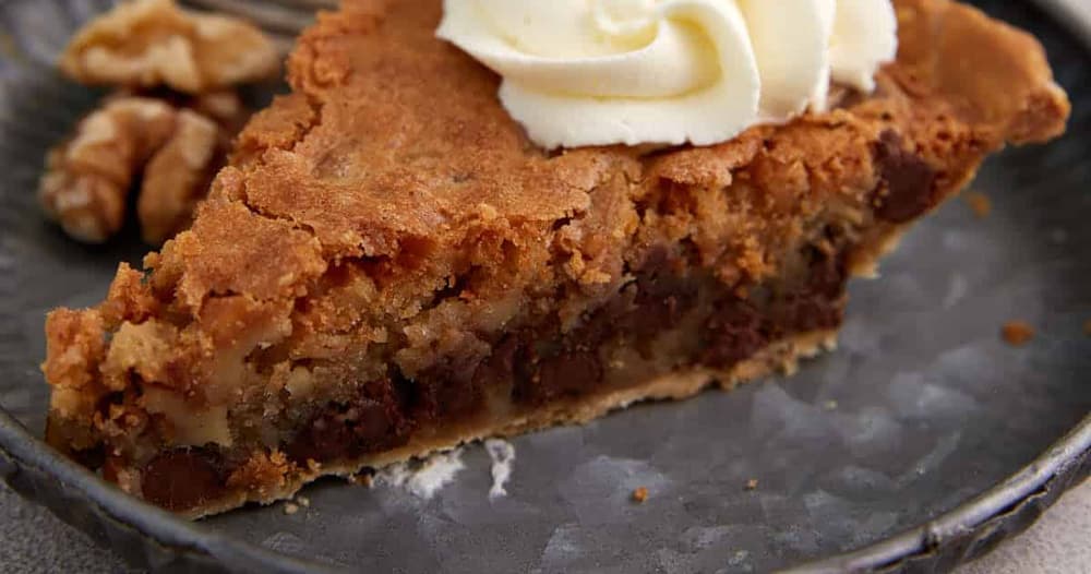 Chocolate Walnut Kentucky Derby Pie (Bourbon Whipped Cream) | Punchfork
