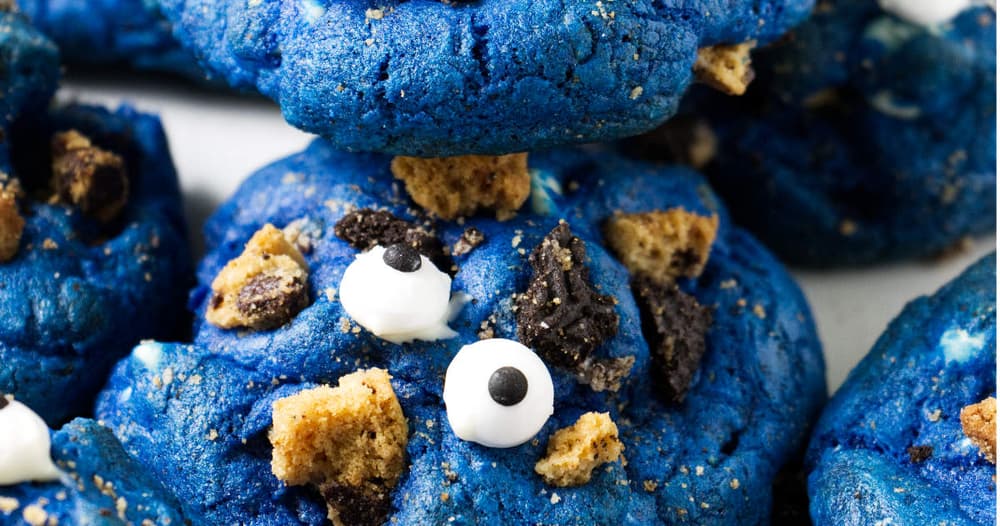 Cookie Monster Cookies | Punchfork