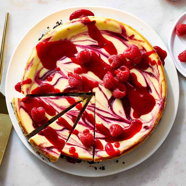 White Chocolate Raspberry Cheesecake | Punchfork