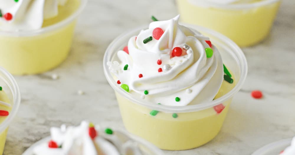 Sugar Cookie Pudding Shots | Punchfork