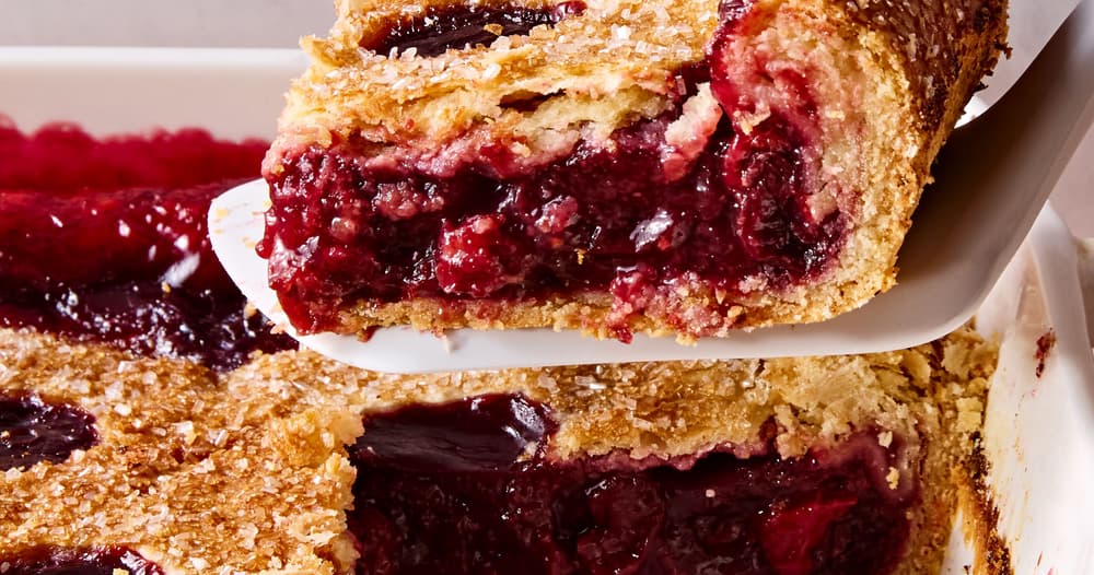 Cherry Pie Slab Bars | Punchfork