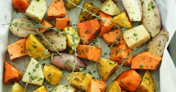 Roasted Root Vegetable with Thyme | Punchfork