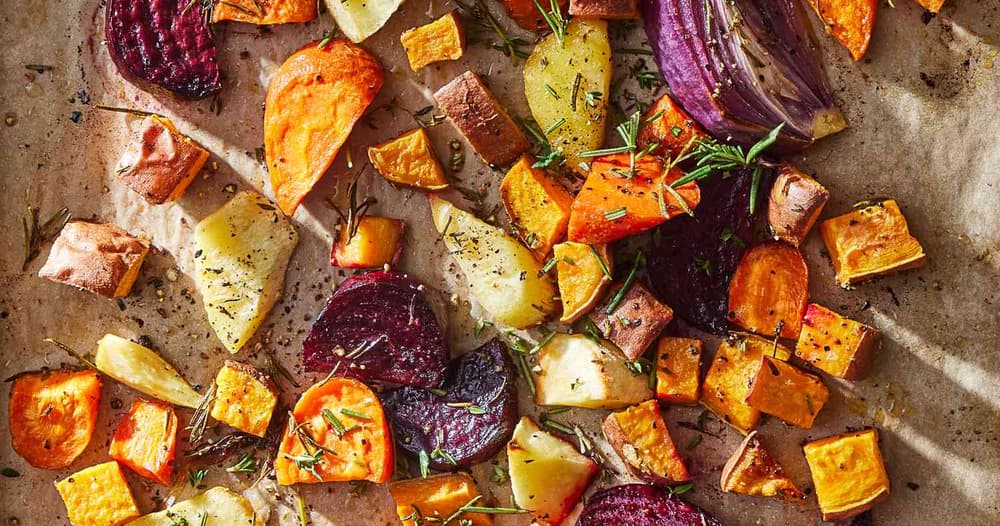Sheet-Pan Roasted Root Vegetables | Punchfork