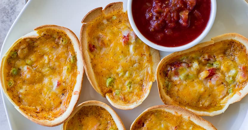 Mexican Taco Boat Quiches | Punchfork