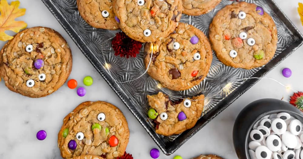 Spooky Halloween Monster Cookies | Punchfork
