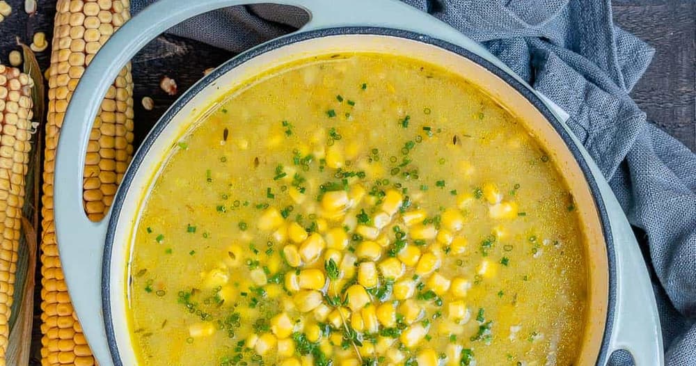 Healthy Corn Chowder | Punchfork
