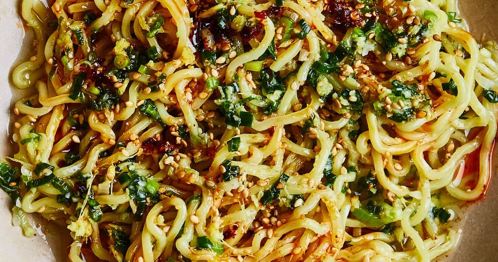 Ginger Scallion Ramen Noodles | Punchfork
