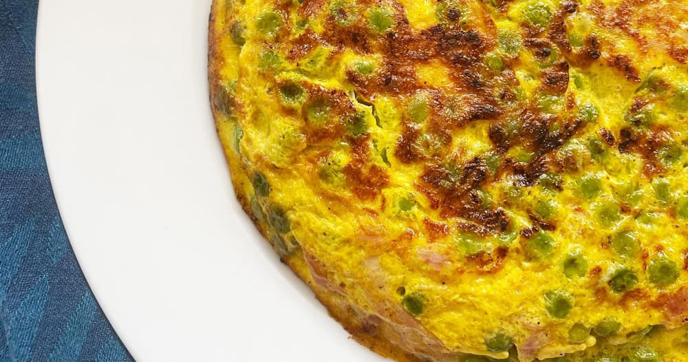 Italian Frittata with Peas | Punchfork