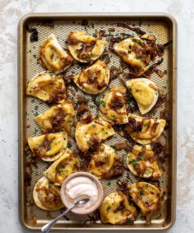 Sheet Pan Pierogies | Punchfork