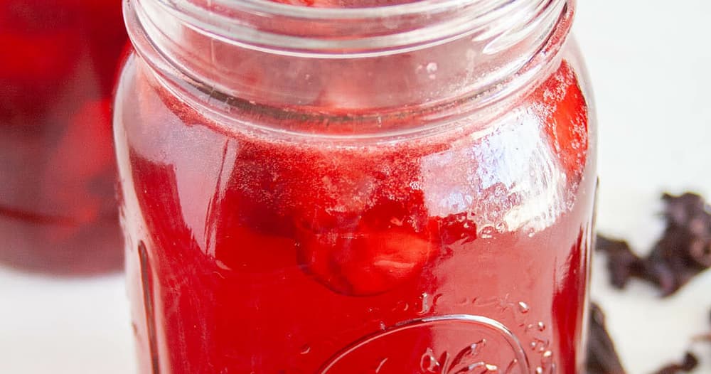 Cherry Hibiscus Kombucha | Punchfork