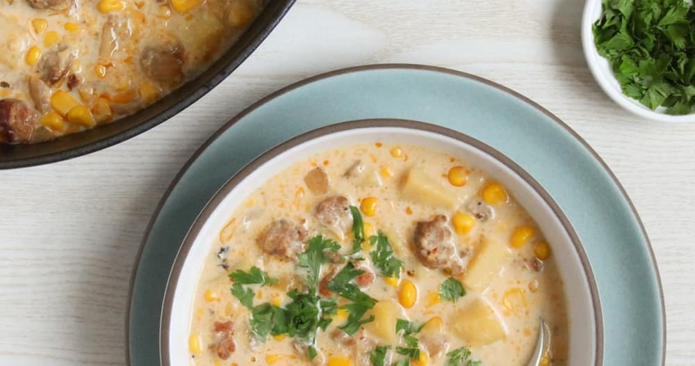 Sausage Corn Chowder | Punchfork