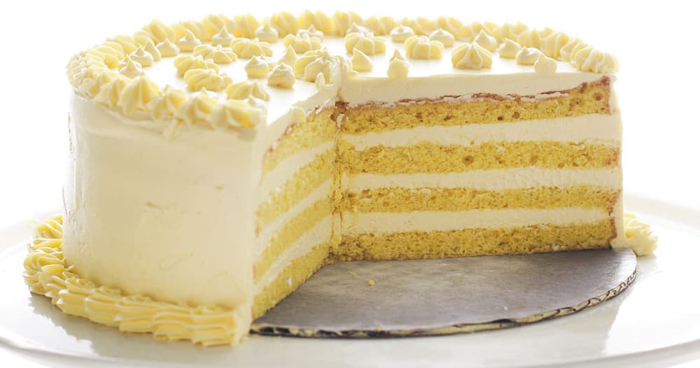 Genoise Cake with Passion Fruit Swiss Meringue Buttercream | Punchfork