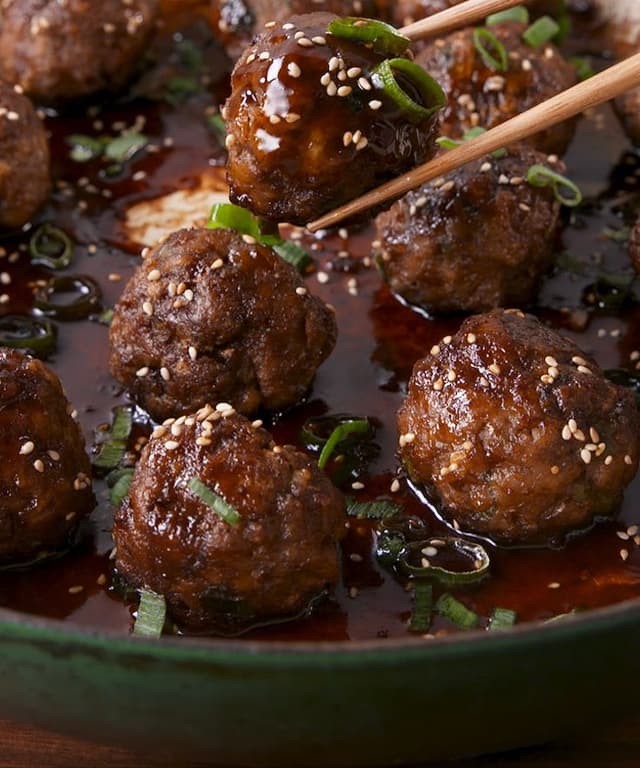 General Tso Meatballs | Punchfork