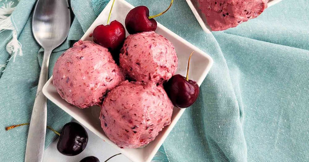Tart Cherry Nice Cream | Punchfork