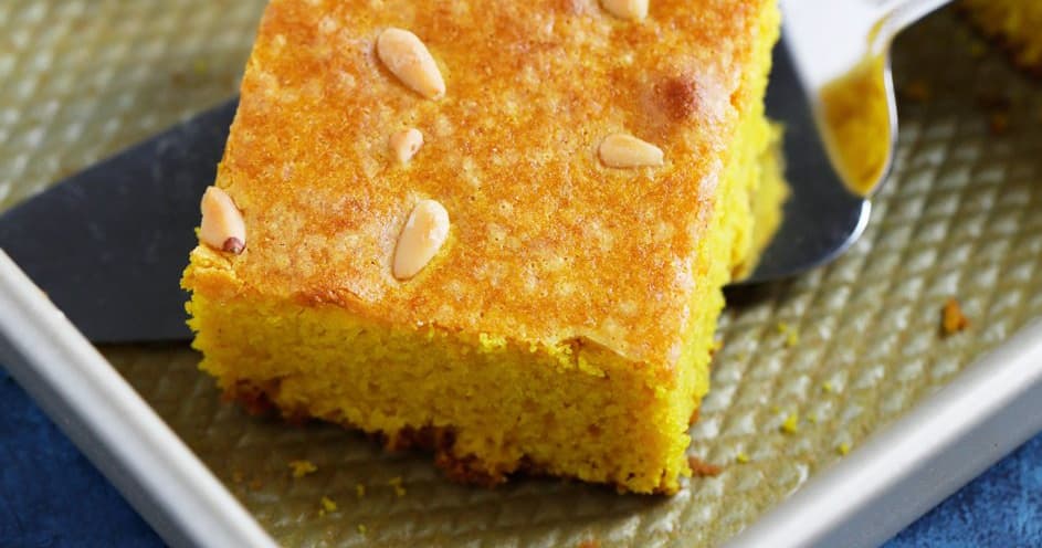 Sfouf (Lebanese Turmeric Cake) | Punchfork