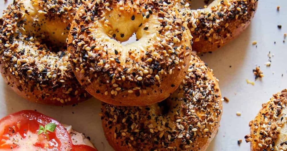 Mini ‘Everything’ Bagels | Punchfork