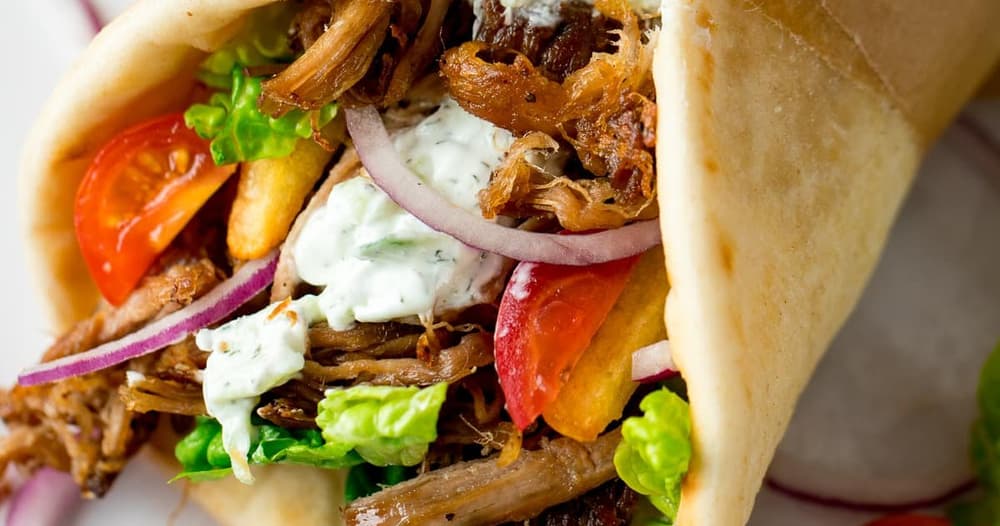 Crispy Pork Gyros | Punchfork