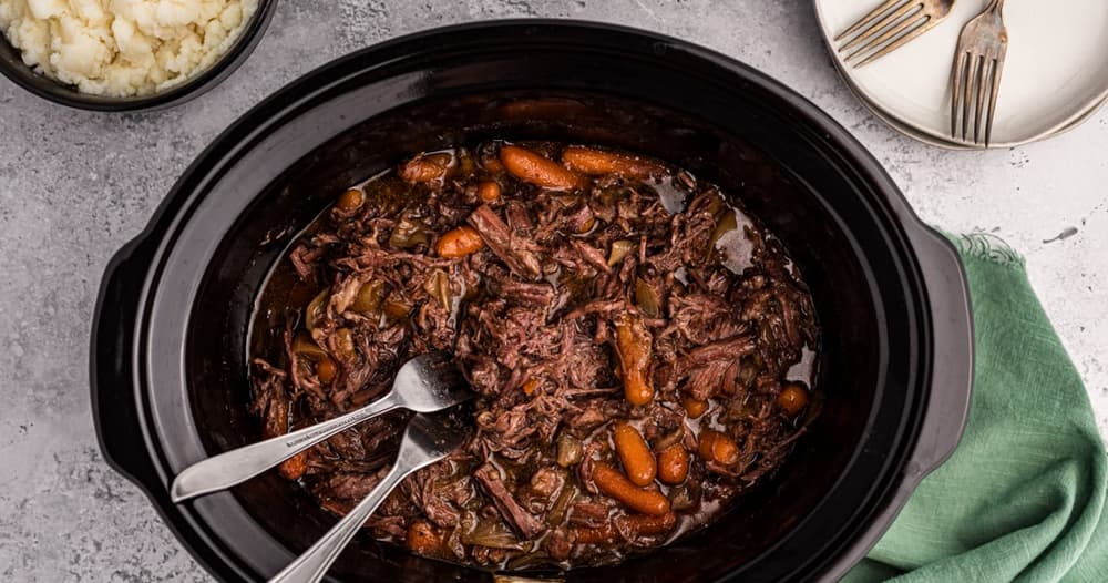 Slow Cooker 3 Packet Pot Roast | Punchfork