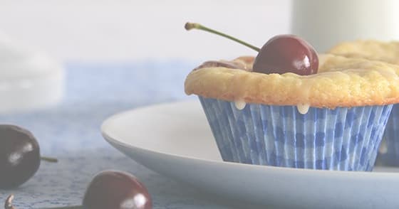 Cherry-Vanilla Cheese Danish Cupcakes | Punchfork