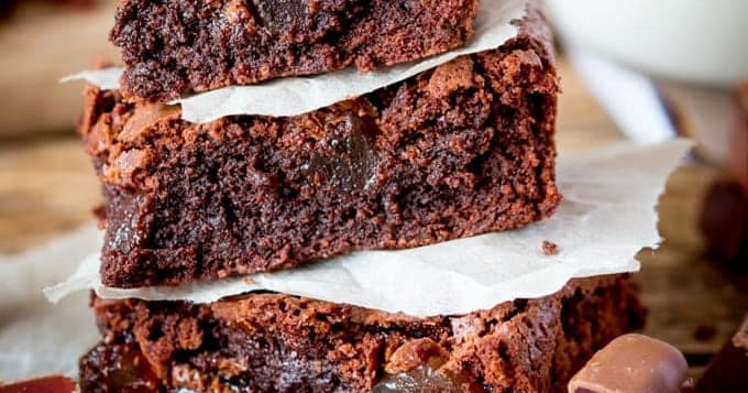 Turkish Delight Brownies | Punchfork