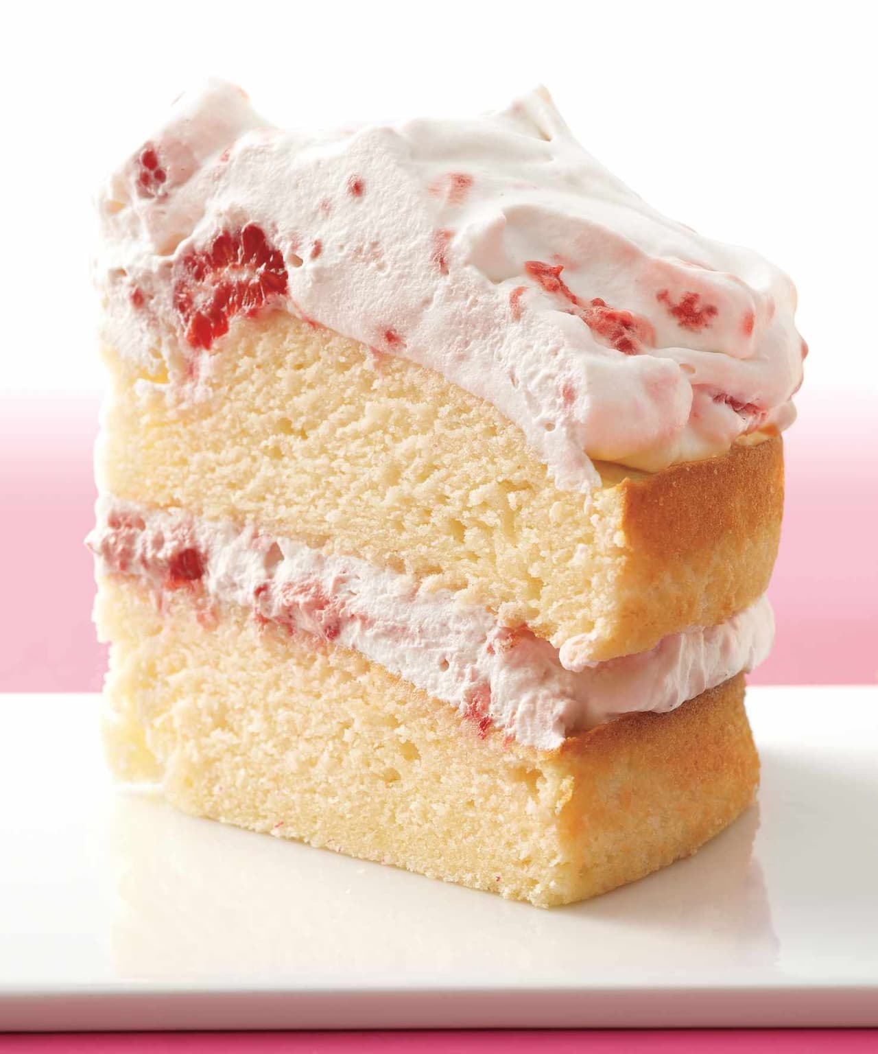 Raspberry-Cream Layer Cake | Punchfork