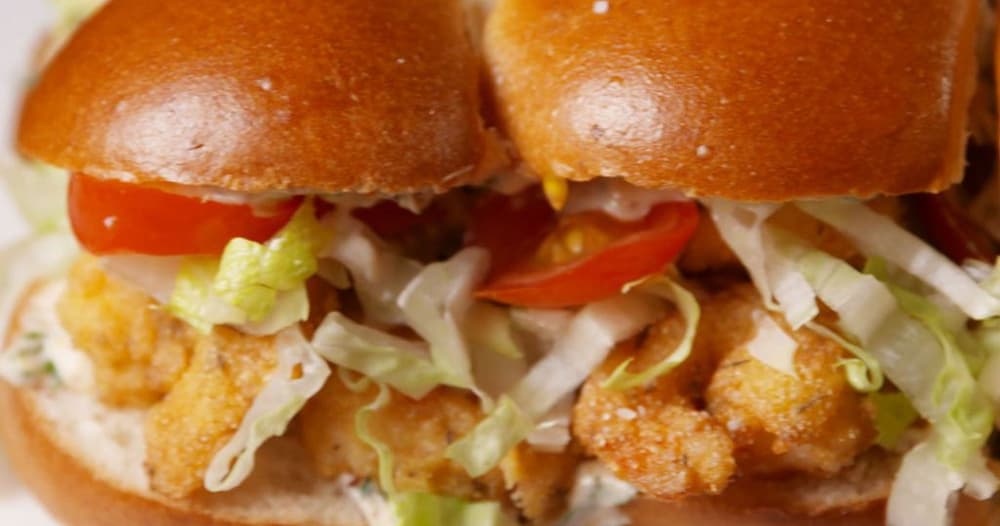 Shrimp Po'boy Sliders | Punchfork