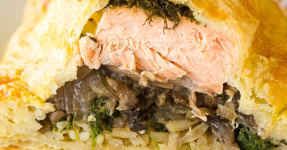 Coulibiac of Salmon (Salmon Wellington) | Punchfork