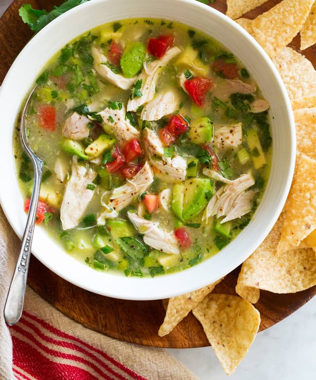 Chicken Avocado Soup | Punchfork