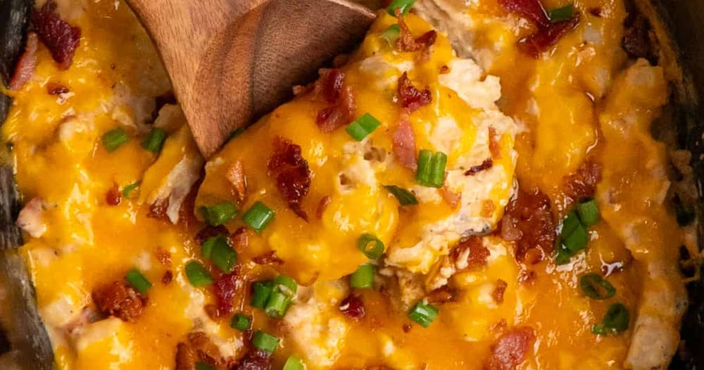 Crock Pot Crack Potatoes | Punchfork