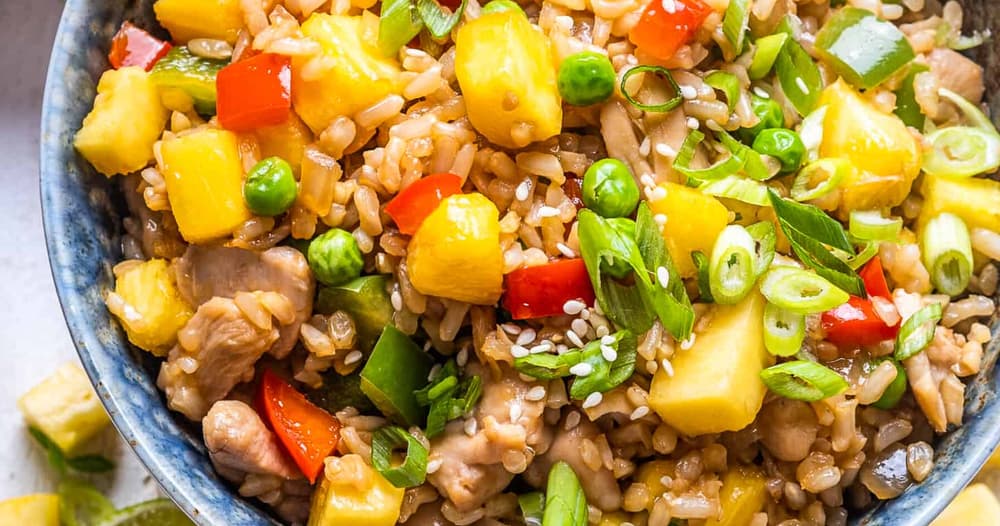 Pineapple Chicken Fried Rice | Punchfork