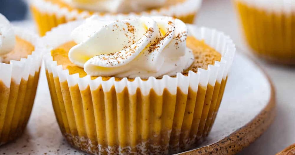 Mini Pumpkin Cheesecakes | Punchfork