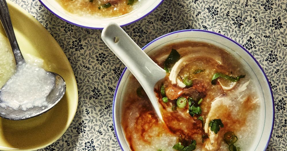 Rotisserie Chicken Congee | Punchfork