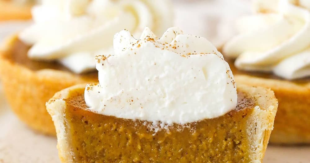 Mini Pumpkin Pies | Punchfork