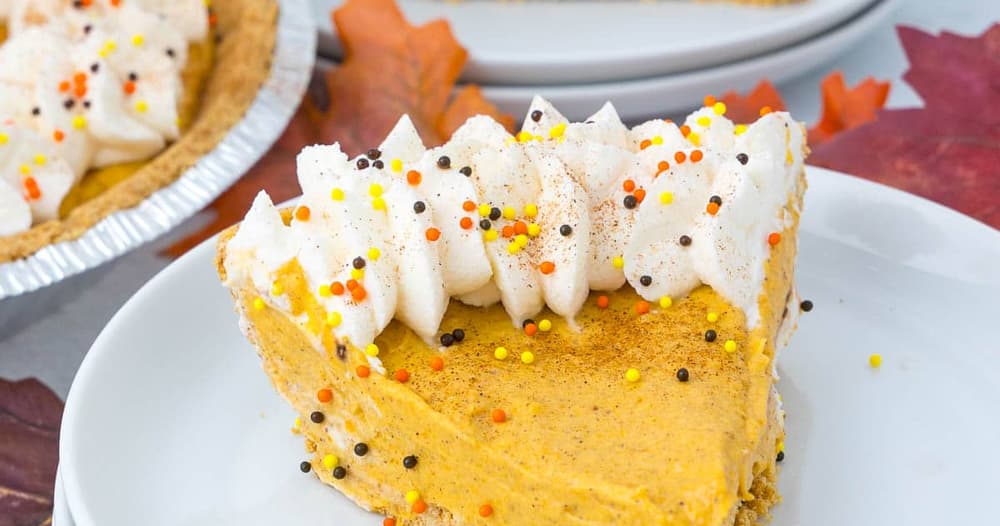 Creamy No-Bake Pumpkin Pie | Punchfork
