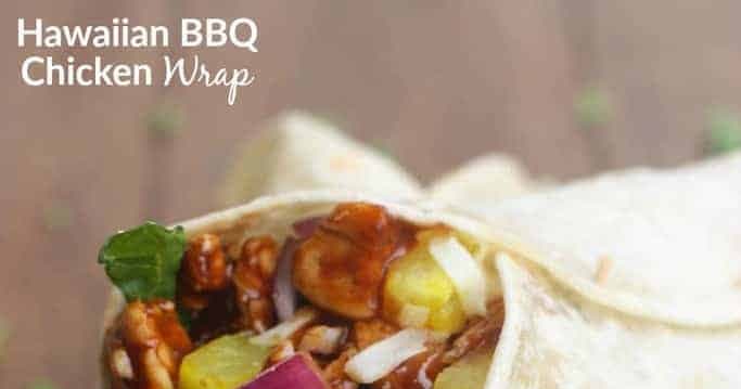 Hawaiian BBQ Chicken Wraps | Punchfork
