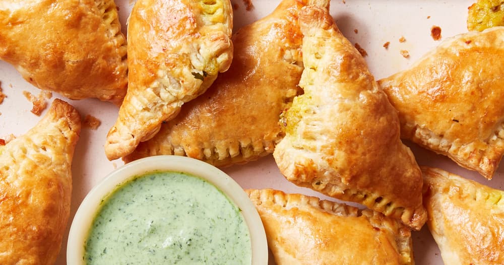 Baked Cheesy Samosa Puffs | Punchfork