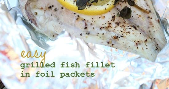 Easy Grilled Fish Fillet in Foil Packets | Punchfork