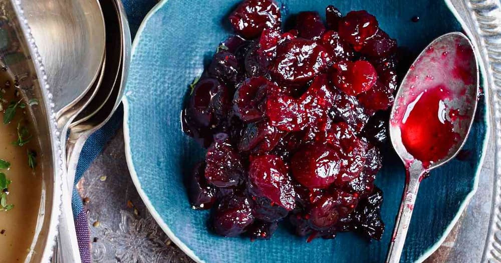 Sweet-Tart Cranberry-Cherry Sauce | Punchfork