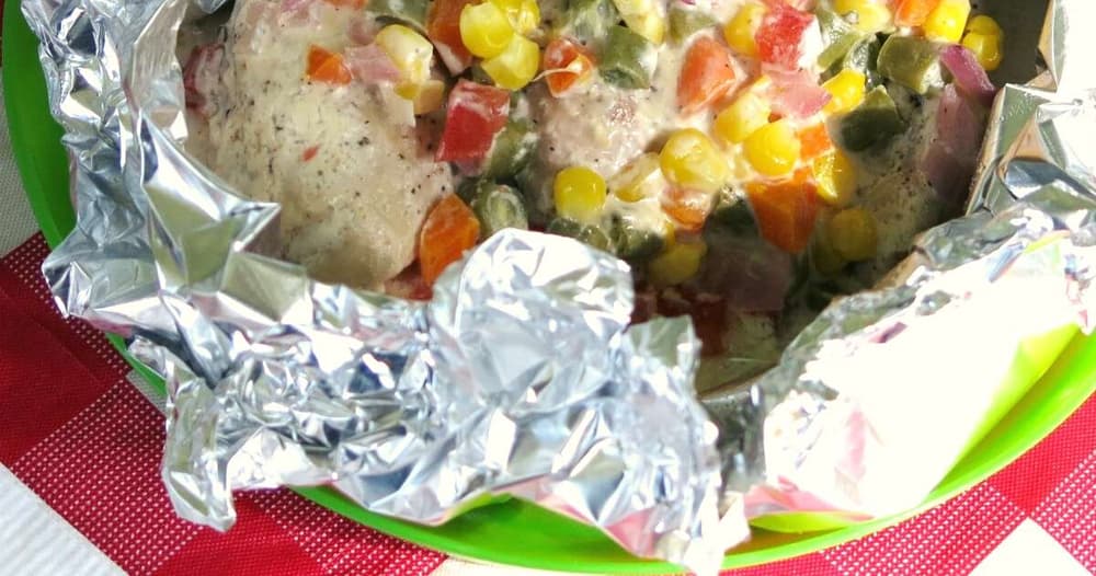 Spicy Ranch Chicken Foil Packets | Punchfork