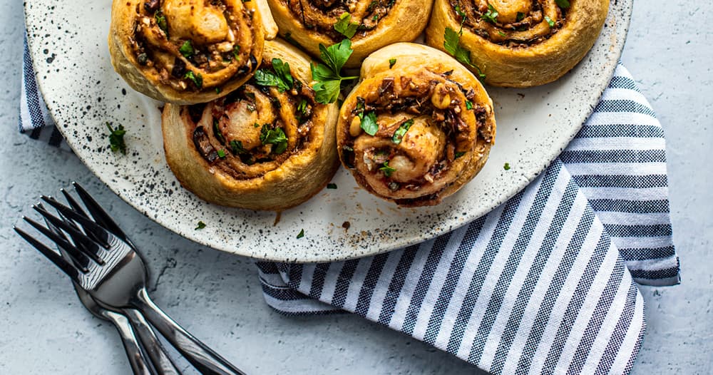 Greek Pinwheels with King Oscar Sardines | Punchfork