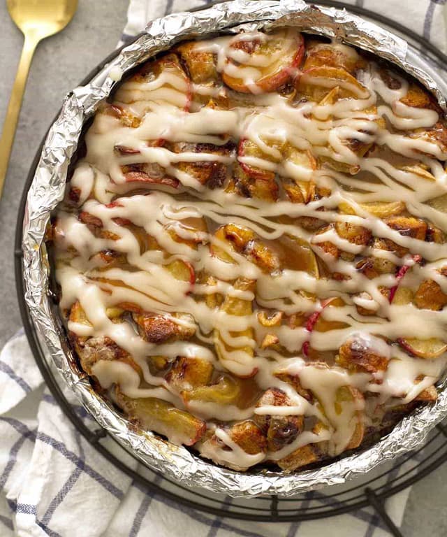 Cinnamon Roll Bread Pudding | Punchfork