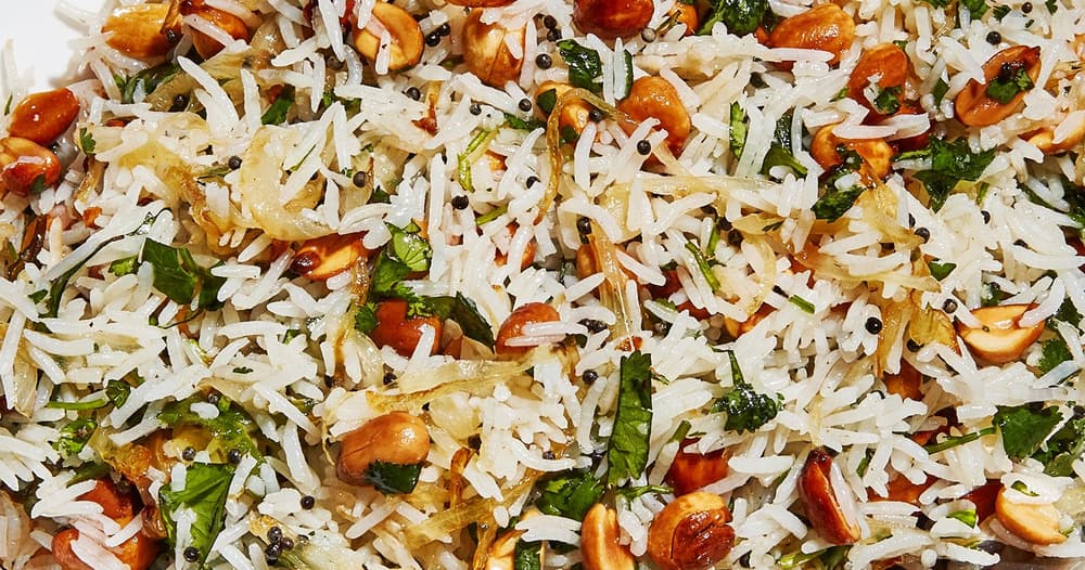 Chile Peanut Rice | Punchfork
