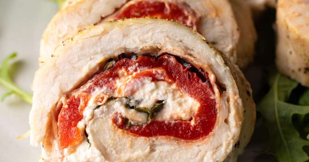 Chicken Roulade (Stuffed Chicken Roll) | Punchfork
