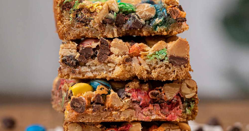 Magic Monster Cookie Bars | Punchfork