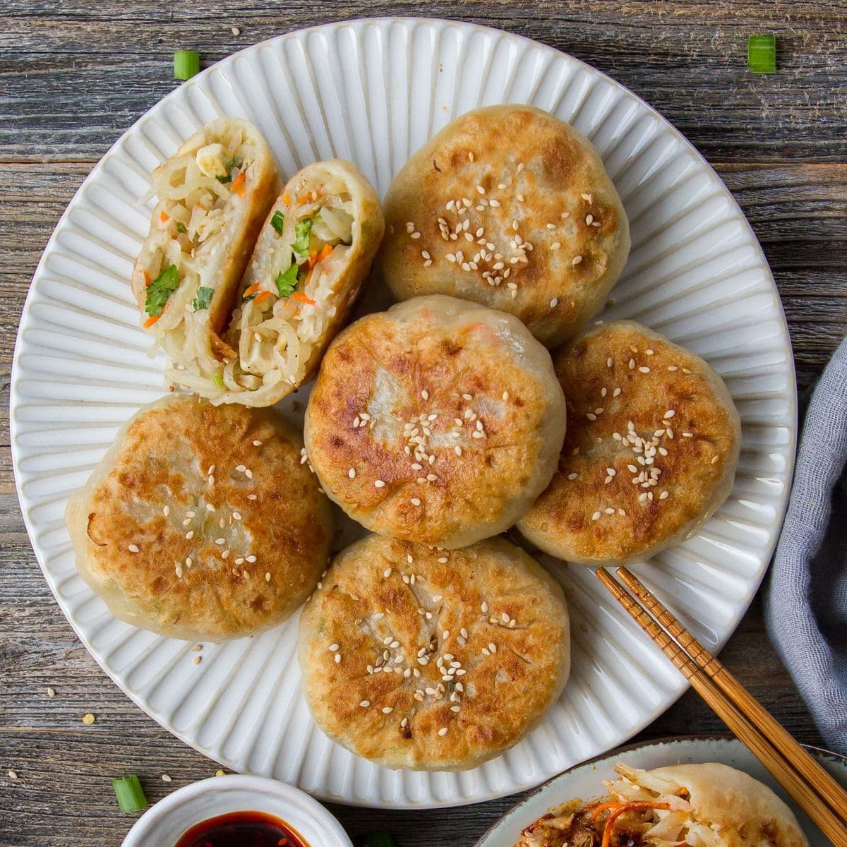Pan-Fried Daikon Radish Buns | Punchfork