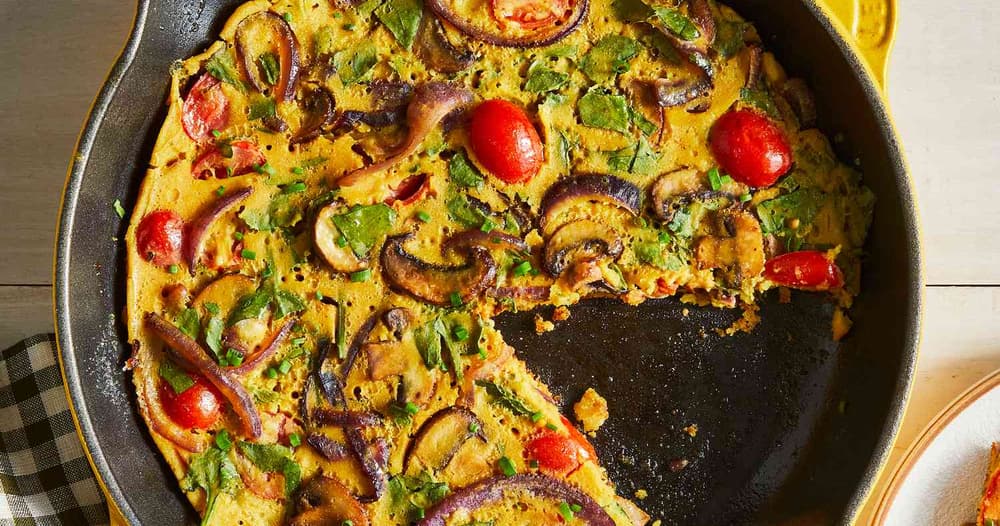 Vegan Chickpea Frittata | Punchfork